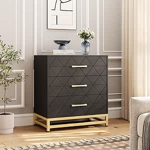 Amazon.com: GAOMON Dresser for Bedroom with 3 Drawer, Modern Dressers ...