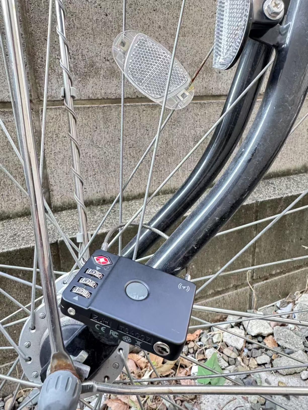 Amazon.co.jp: MiLi Lock TSAロック 小型 3桁ダイヤル式 ワイヤーロック 錠 トラッカー スマートタグ 南京錠 ...