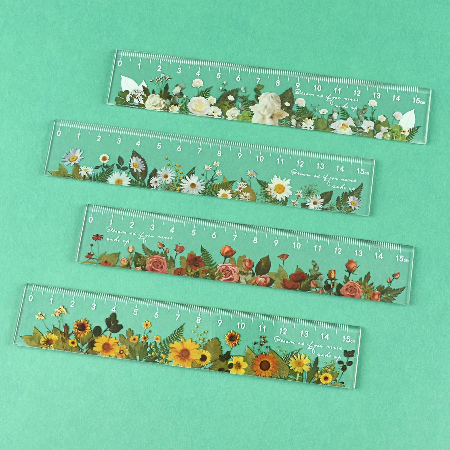 BAYTORY 4 Pack Clear Plastic Rulers 6 Inch, Philippines | Ubuy