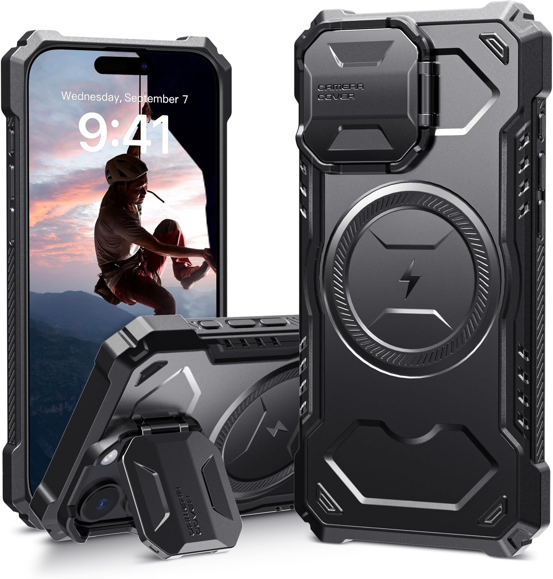 SUPCASE Cover per iPhone 16 Pro Max 2024 con Supporto (Unicorn Beetle ...