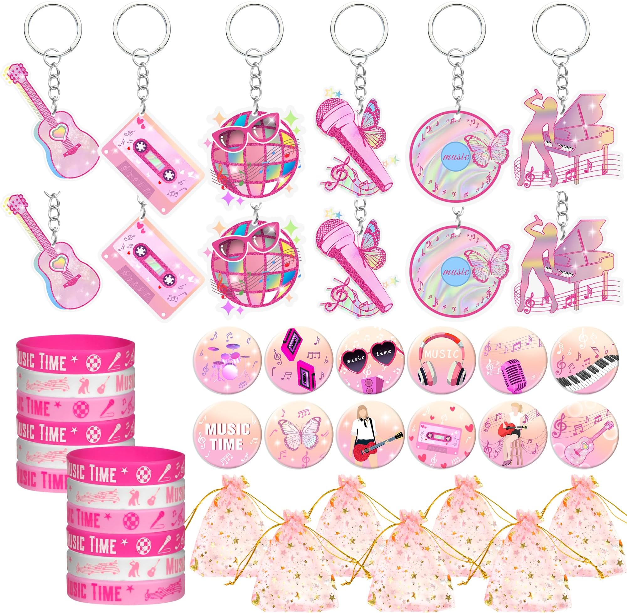 Amazon.com: Disco Ball Keychain, 12 Pieces Disco Ball Party Favors ...