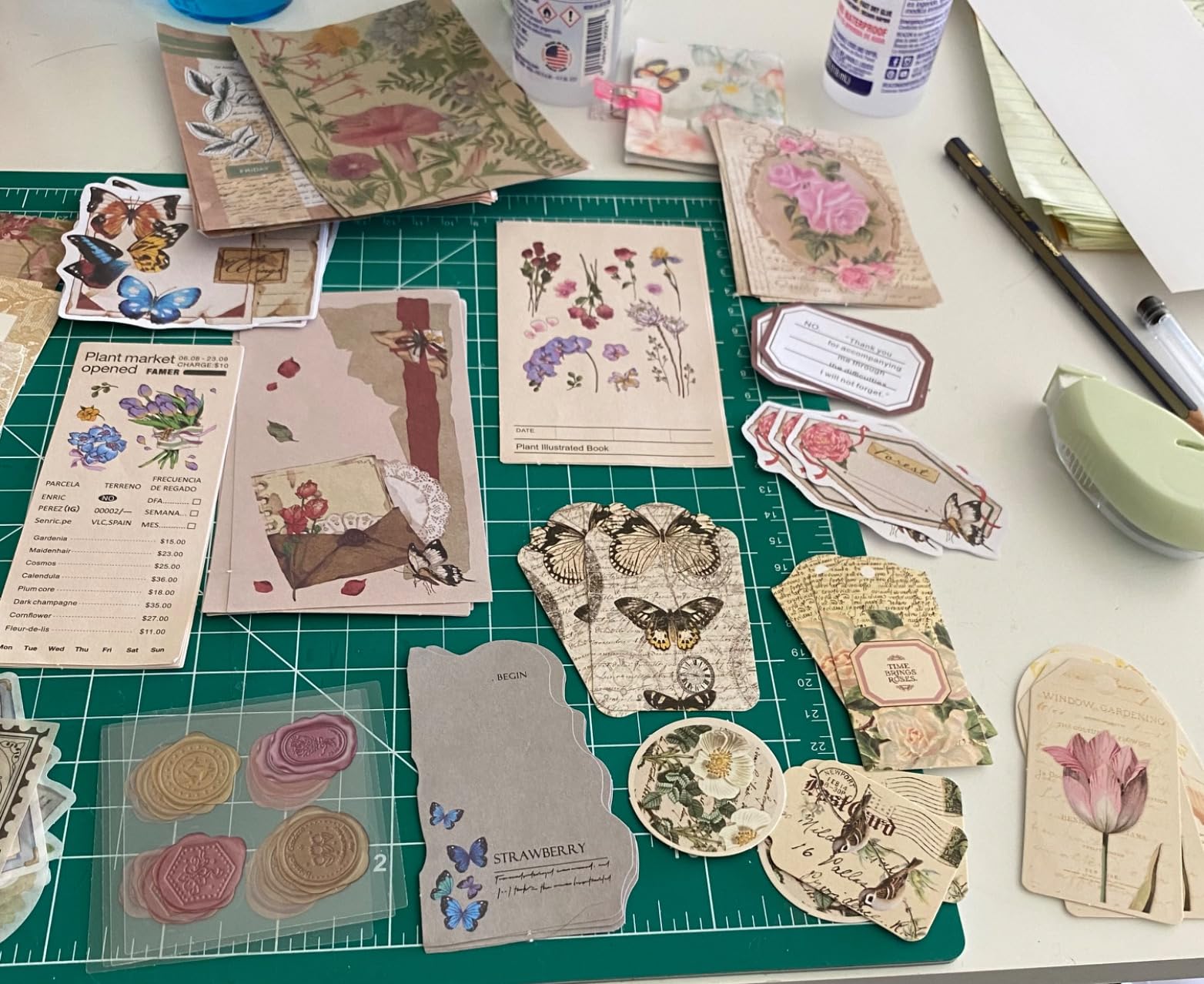 $3/mo - Finance Vintage Scrapbook Kit for Beginners, Scrapbooking ...