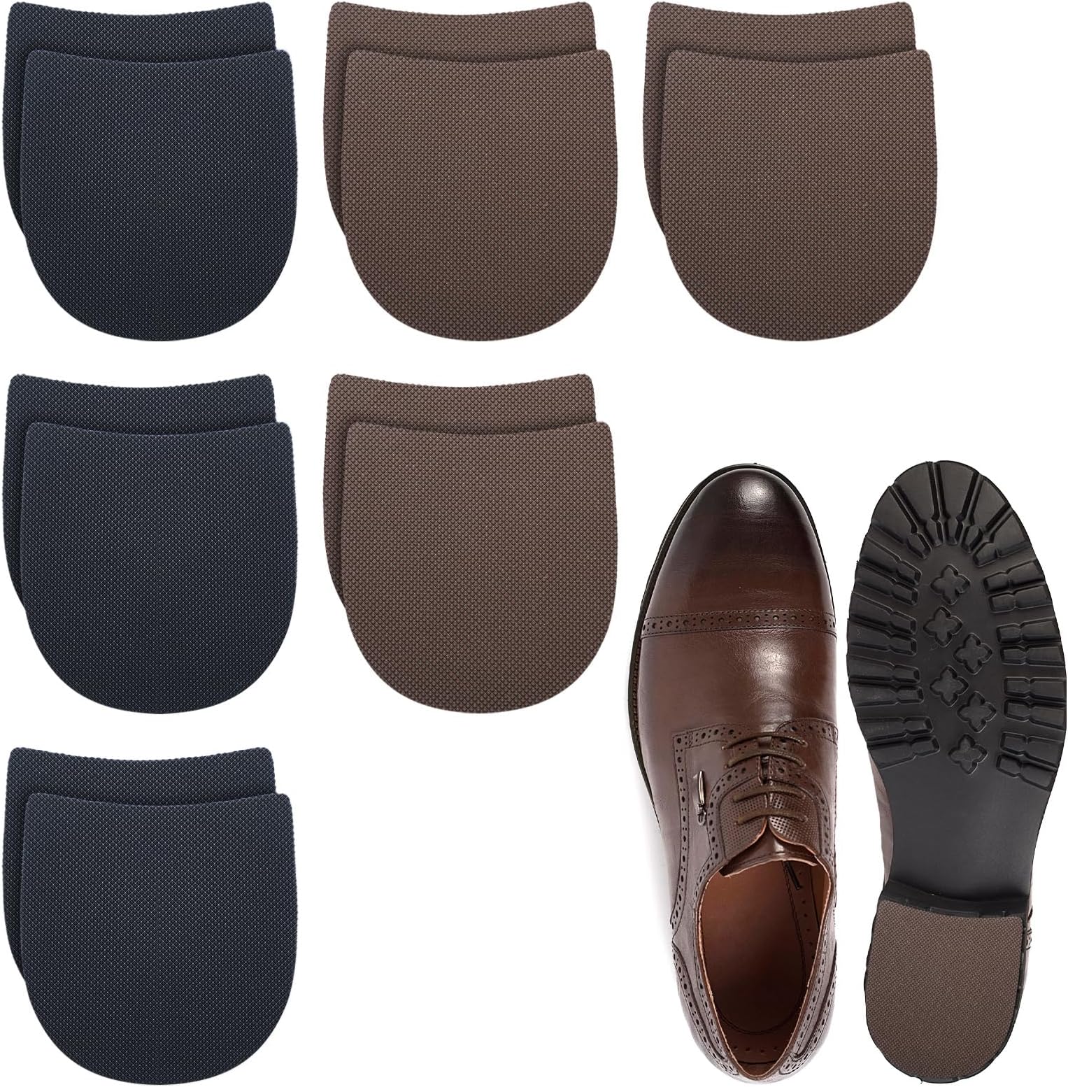 Amazon.com: Shoe Repair Rubber Heel Replacement, Anti-Slip Heel Pads 5/ ...