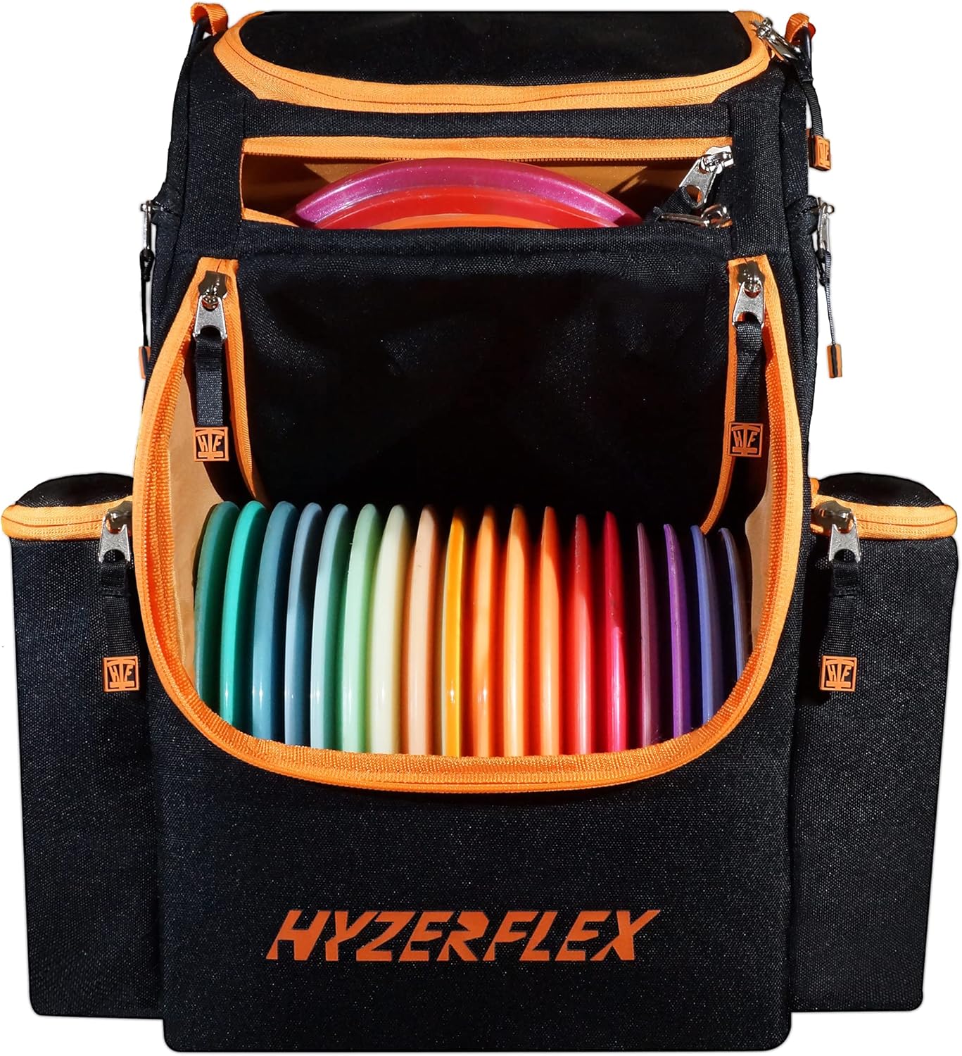 Amazon.com : Hyzerflex ALLSTAR Disc Golf Backpack | Frisbee Golf Bag ...