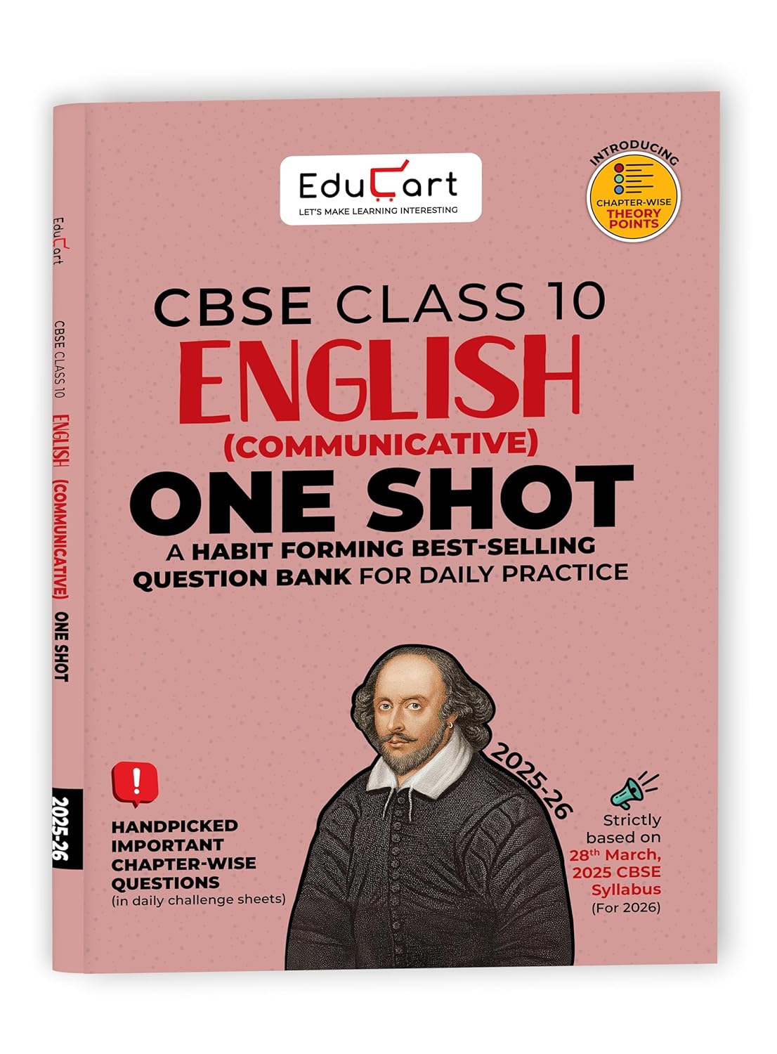 Educart One-shot English Communicative CBSE Class 10 Question Bank 2025 ...