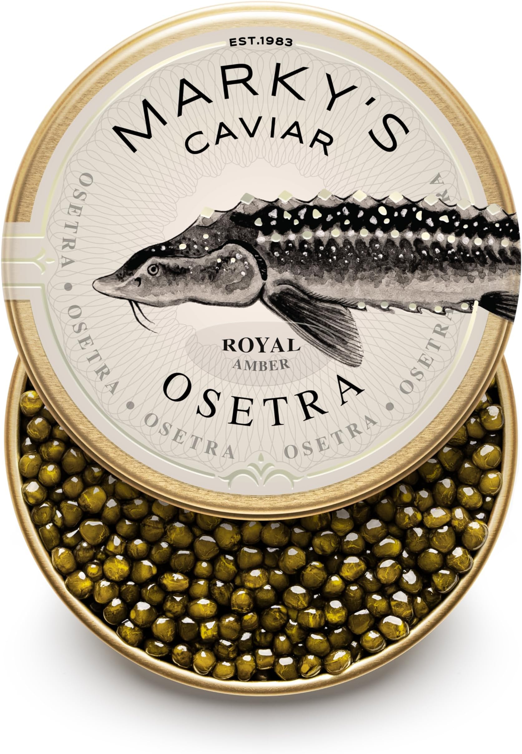 Amazon.com: Imported Caviar Sampler - 1oz Royal Osetra Caviar + 1oz ...