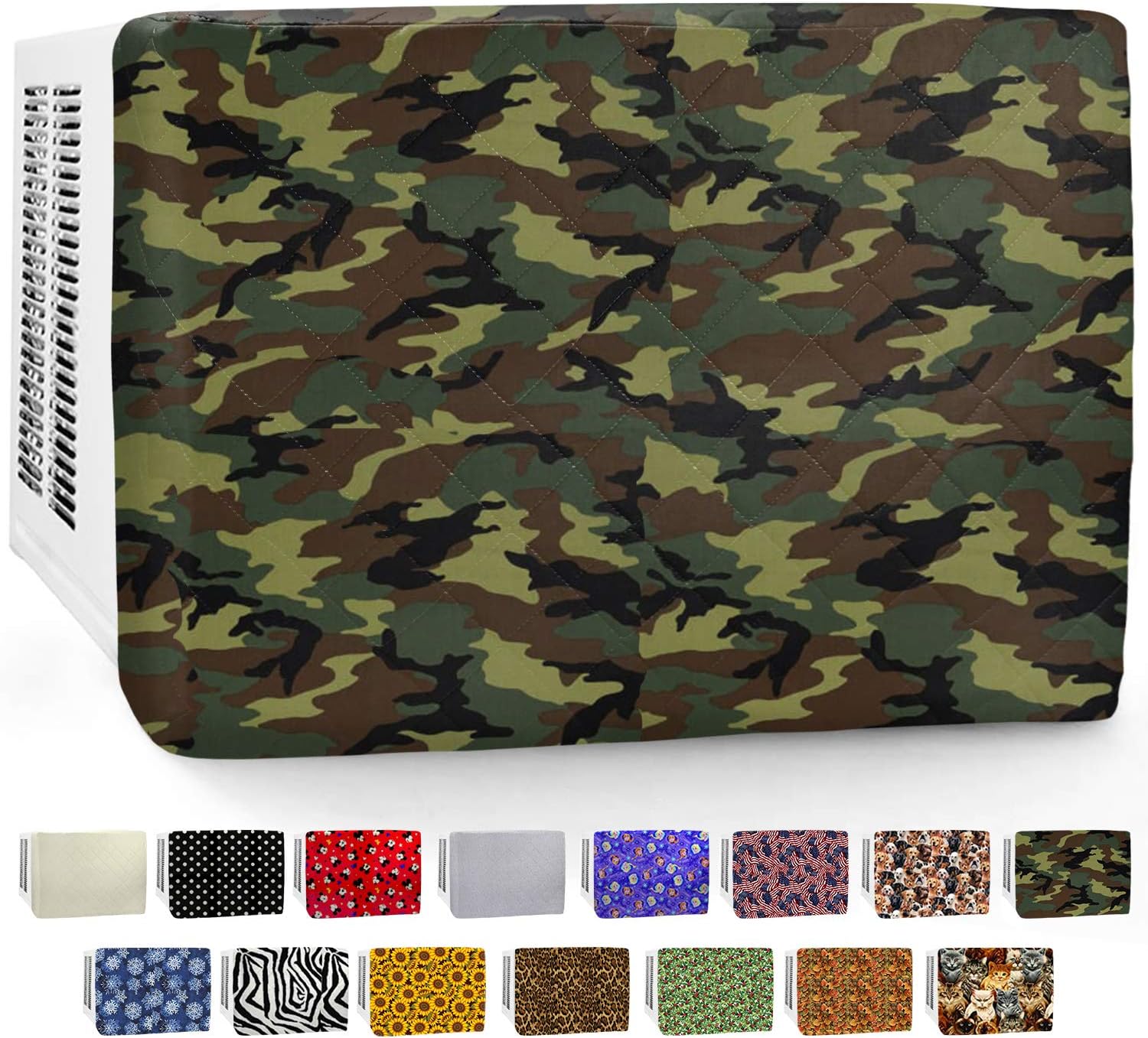 Amazon.com: In Wall AC Front Cover (3-Layer) Decorative Air Conditioner ...