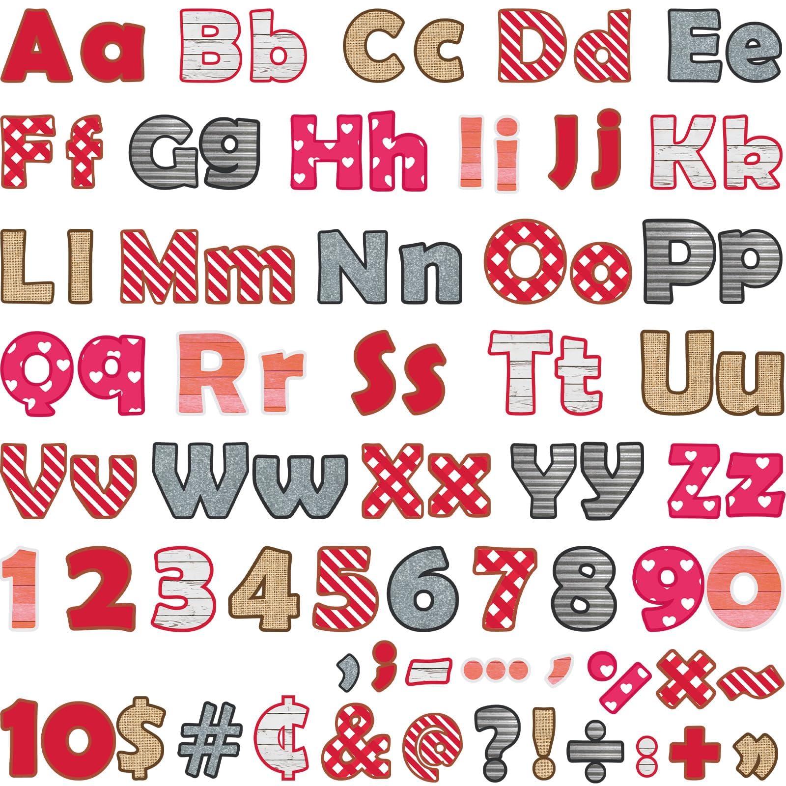 Snapklik.com : 260 PCS Bulletin Board Letters For Classroom 4” Letters ...
