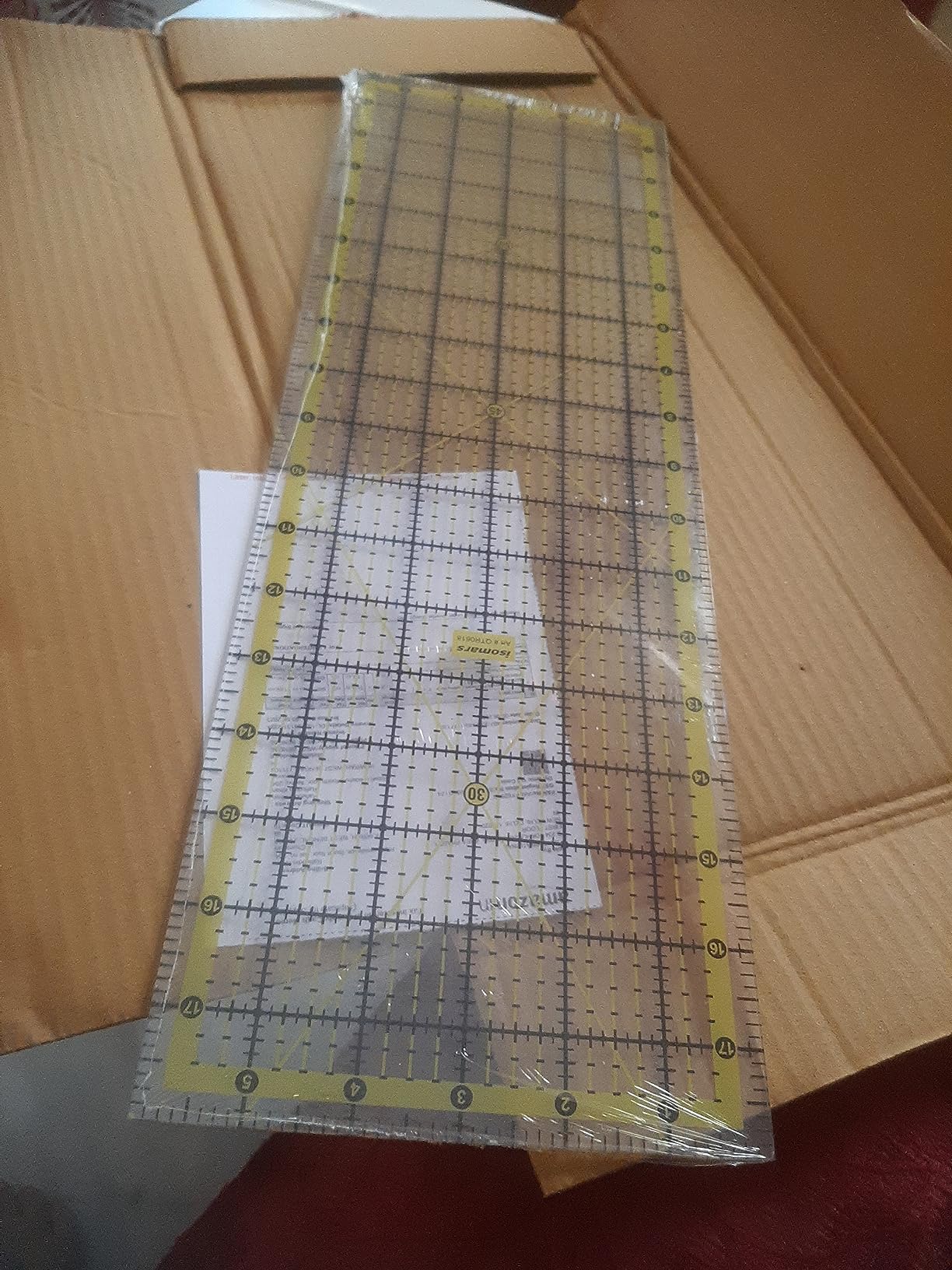 Isomars Garment Patchwork Quilting Ruler - 6" x 18" : Amazon.in: Home ...