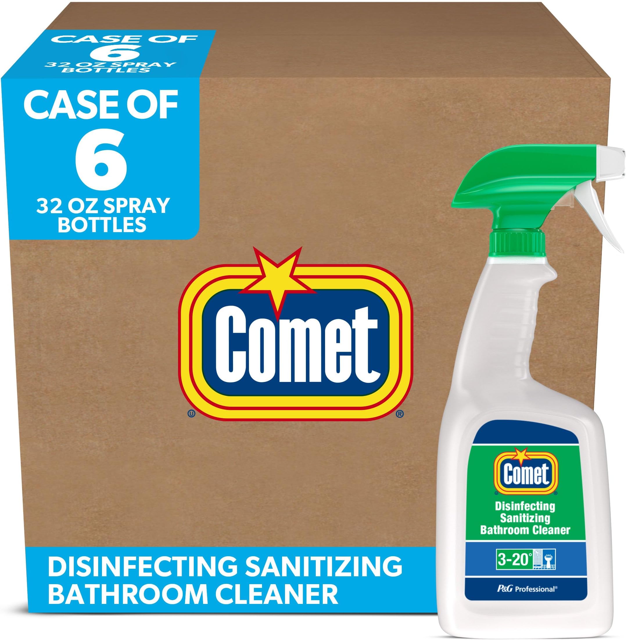 Amazon.com: Comet Bathroom Cleaner Spray - 32 oz - 2 pk by Comet ...