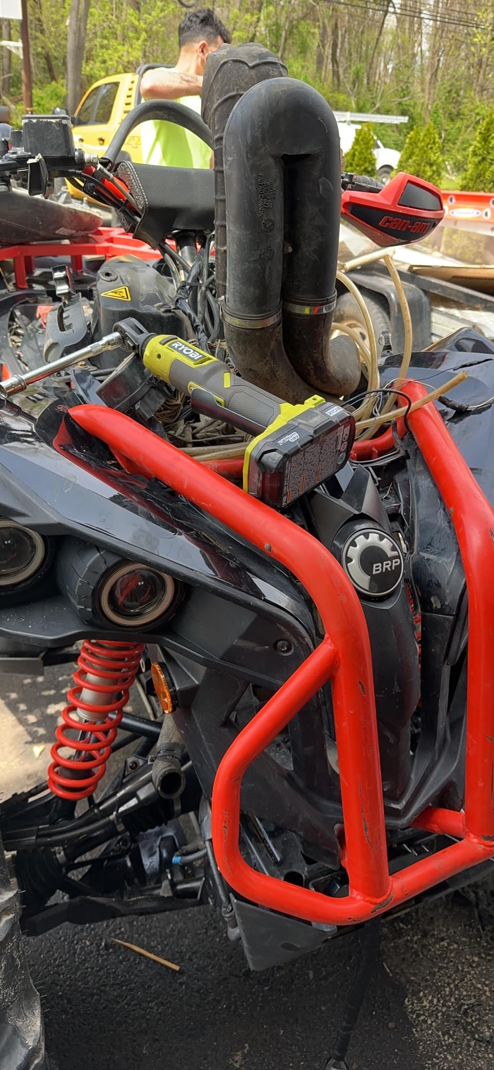 Amazon.com: Can-Am Renegade Radiator Relocator Kit 715001929 New Oem ...