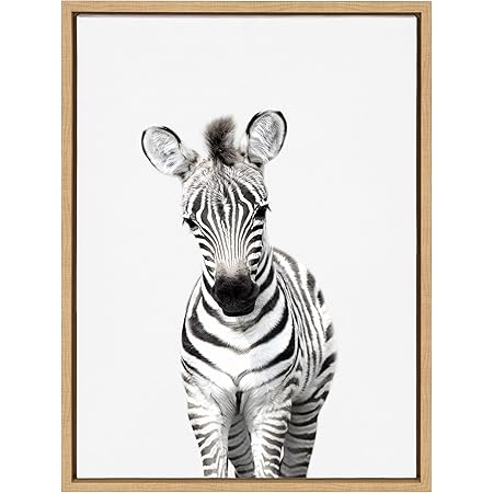 Amazon.com: Kate and Laurel Sylvie Baby Cheetah Animal Print Portrait ...