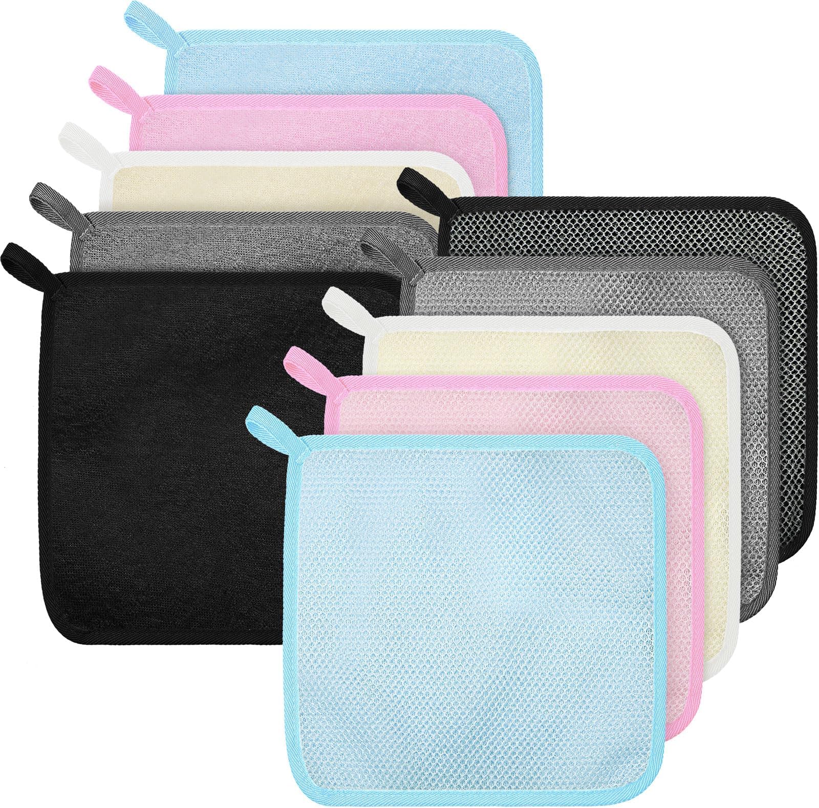 Amazon.com: MoHern Exfoliating Washcloth for Body and face, 7 Pack ...