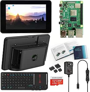 Amazon.com: Vilros Raspberry Pi 4 4GB Desktop with Official 7 Inch ...