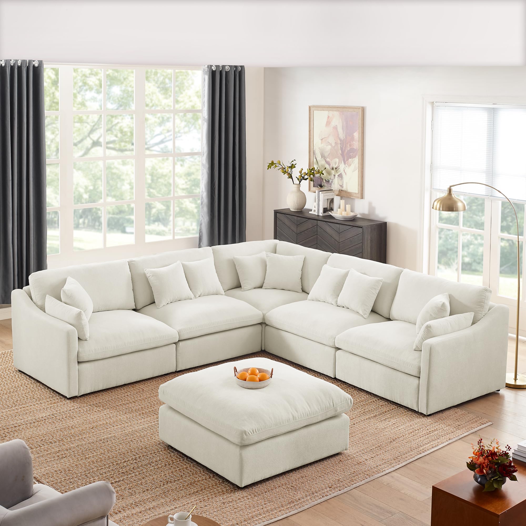 Elegant Family Rooms With Sectional Sofas