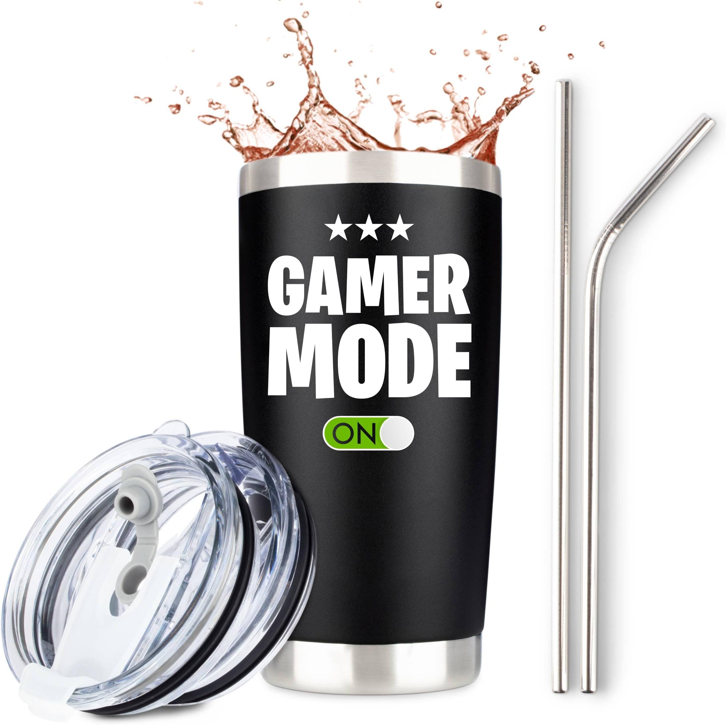 Amazon.com | Panvola Gamer Mode On Vacuum Insulated Stainless Steel ...