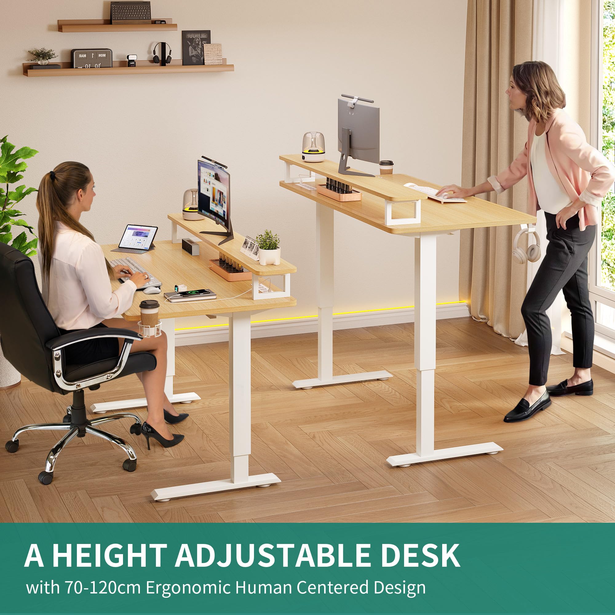 Snapklik.com : YITAHOME Electric Standing Desk