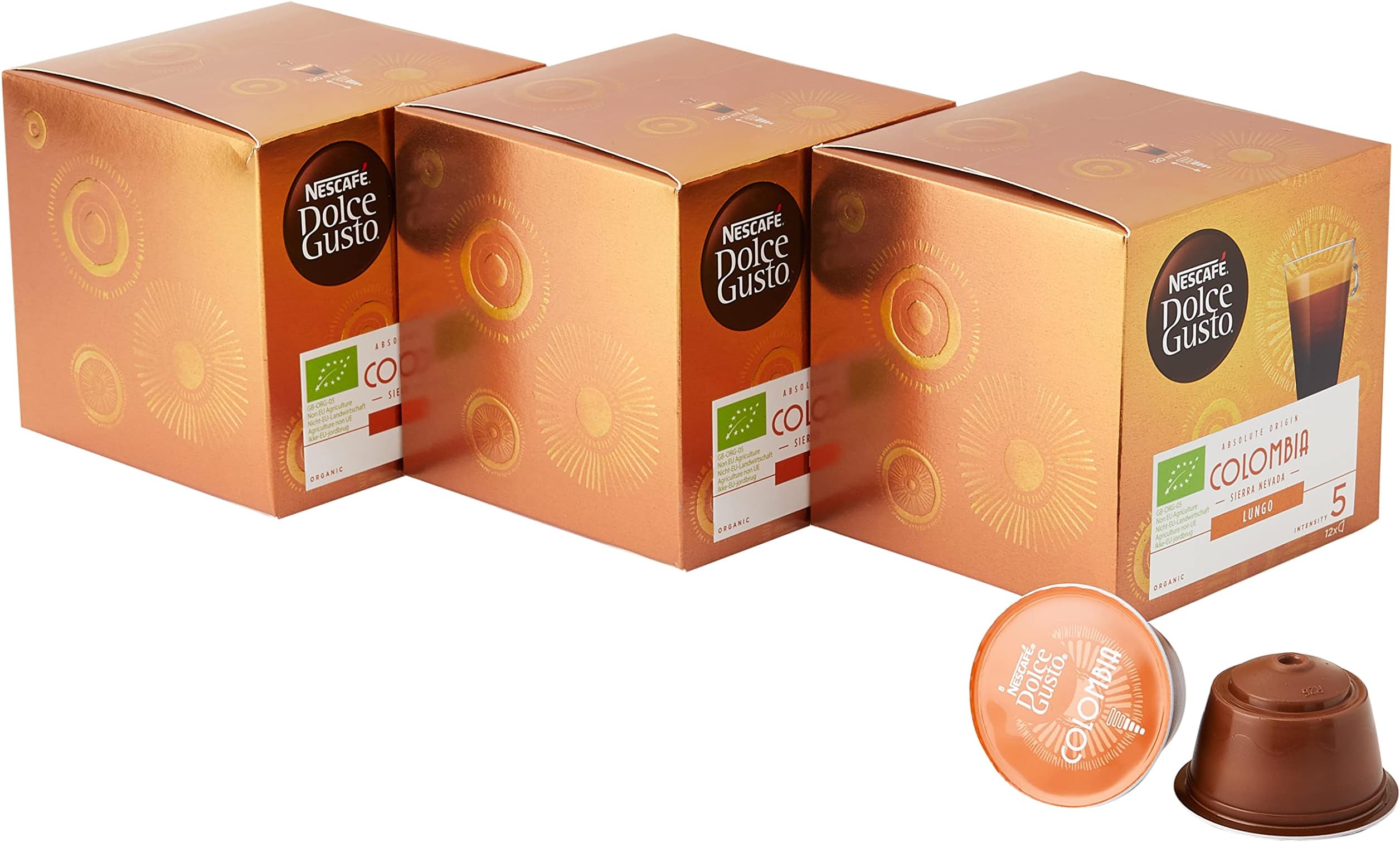 Amazon.com: Nescafe Dolce Gusto Colombia Sierra Nevada Lungo Coffee ...