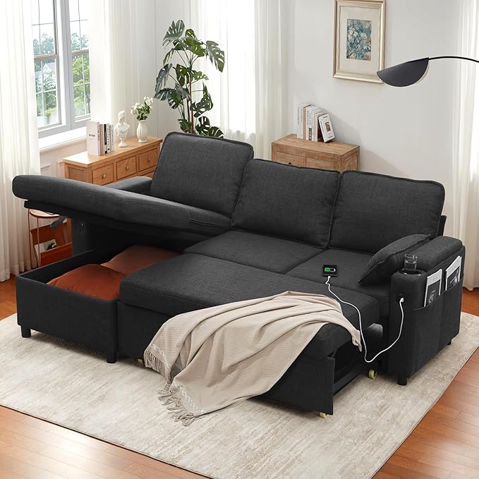DURASPACE Sofa Bed, Sleeper Sofa Couch with Pullout Bed for Living Room ...