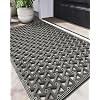 Amazon.com: Bernini Aqua-Terra Waterproof Shoe Scraper Door Mat, Heavy ...