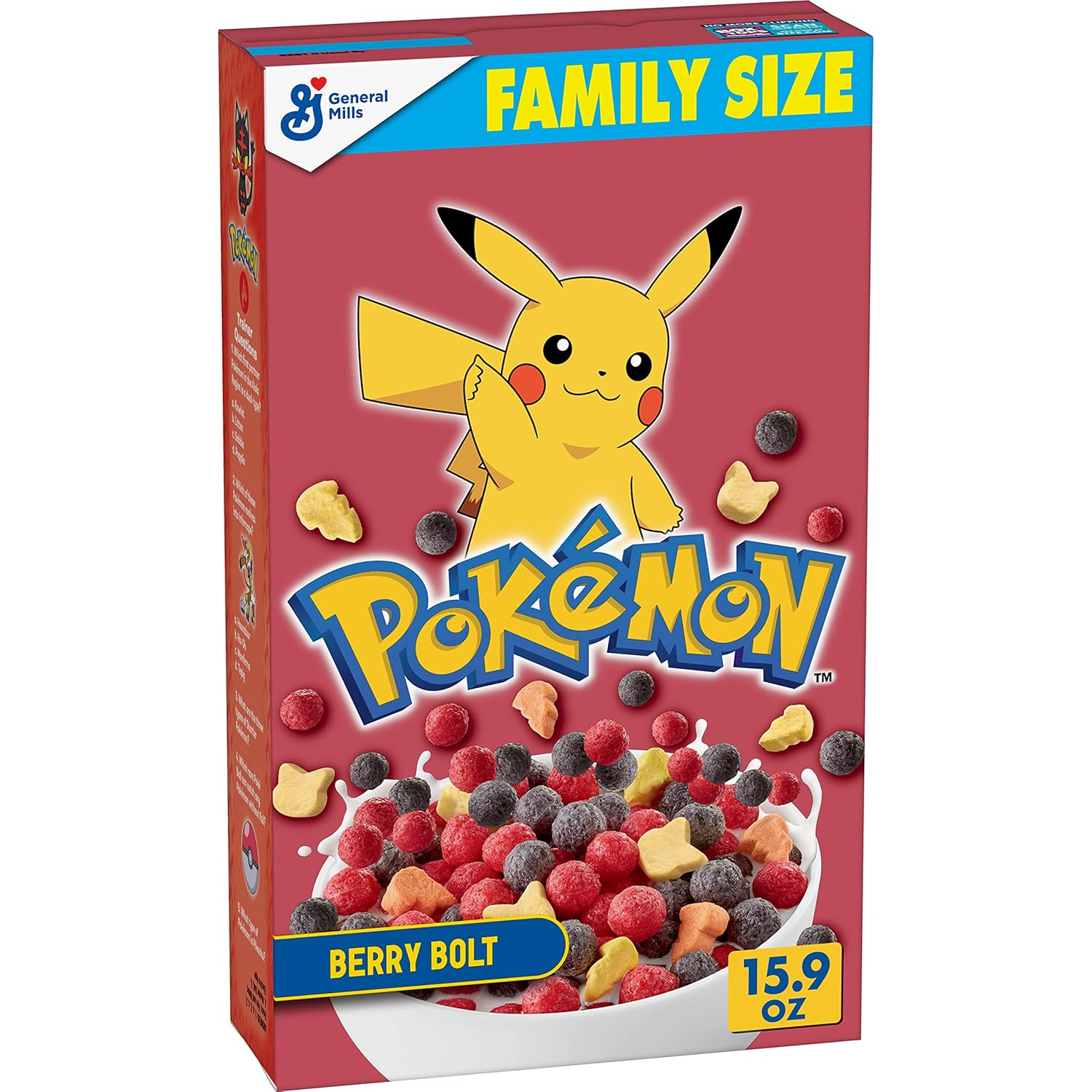 Amazon.com: General Mills Pokémon Breakfast Cereal, Berry Bolt, 15.9 oz