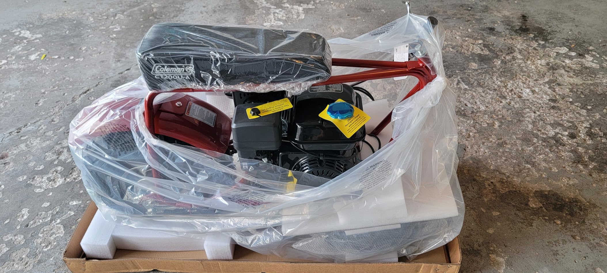 Amazon.com: Coleman Powersports CT200U Gas Powered Trail Mini-Bike ...