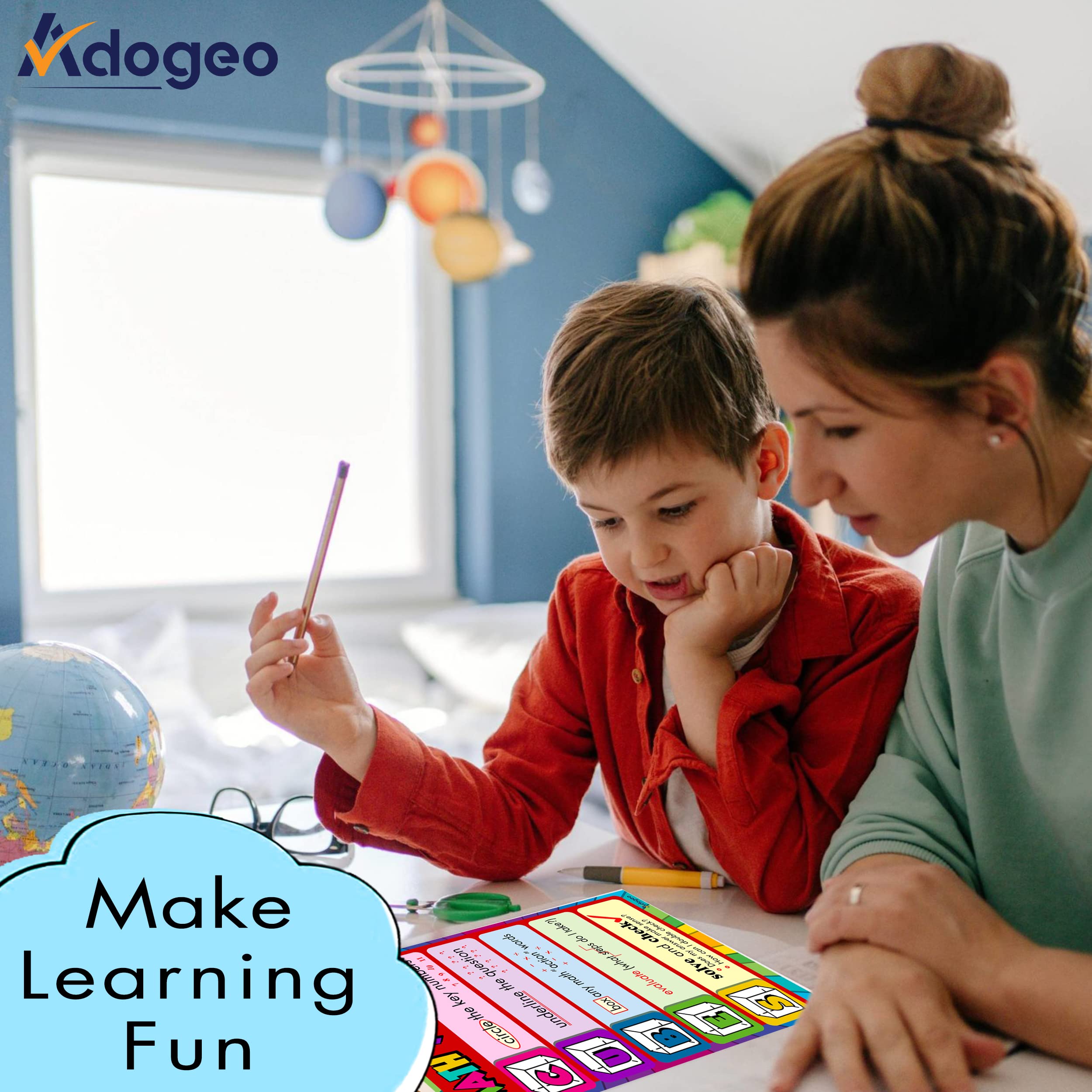 Snapklik.com : ADOGEO Cubes Math Poster - Math Matters Classroom ...