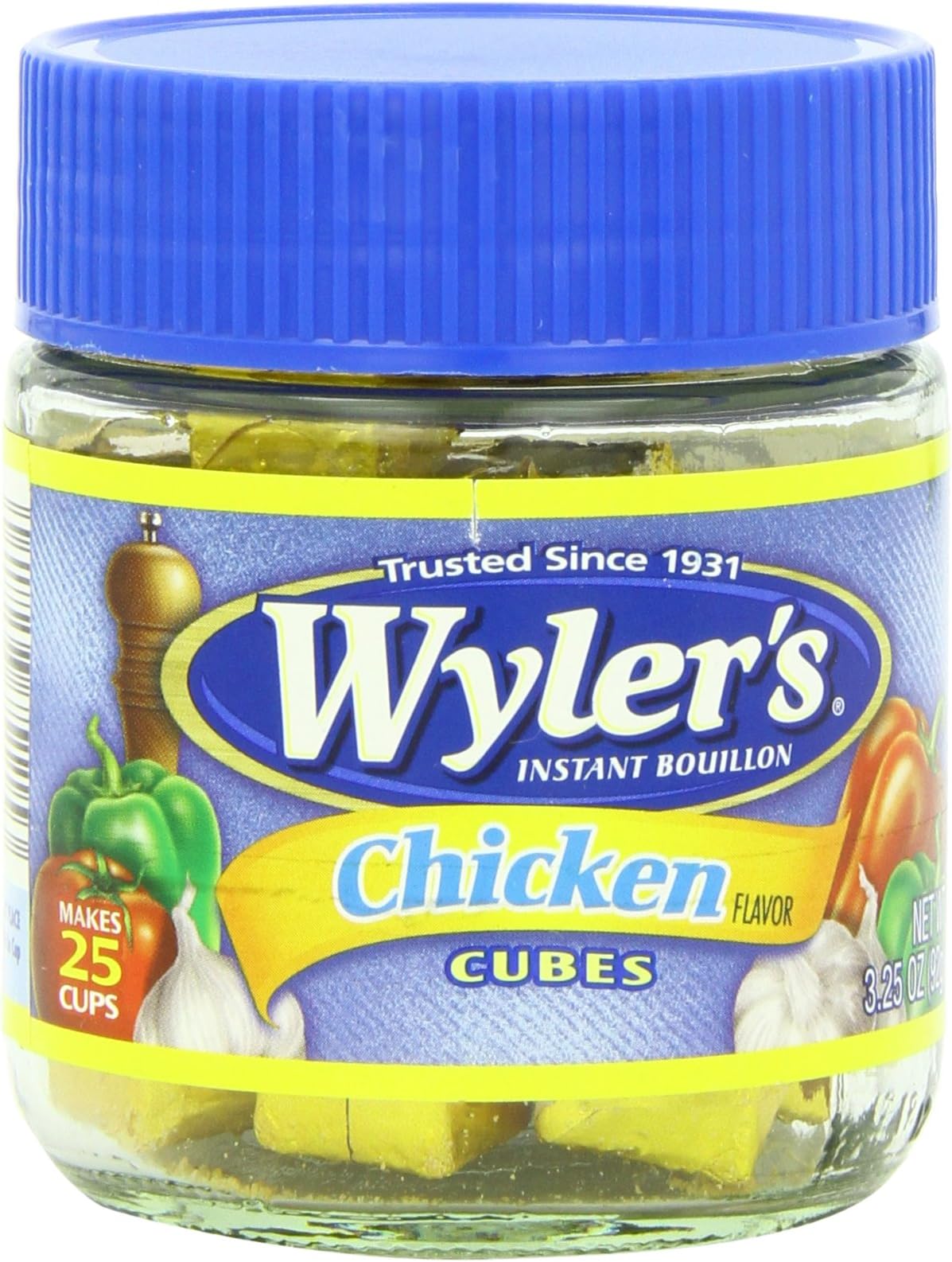 Amazon.com : Wyler's Wyler's® Chicken Instant Bouillon Powder 2.25 oz ...