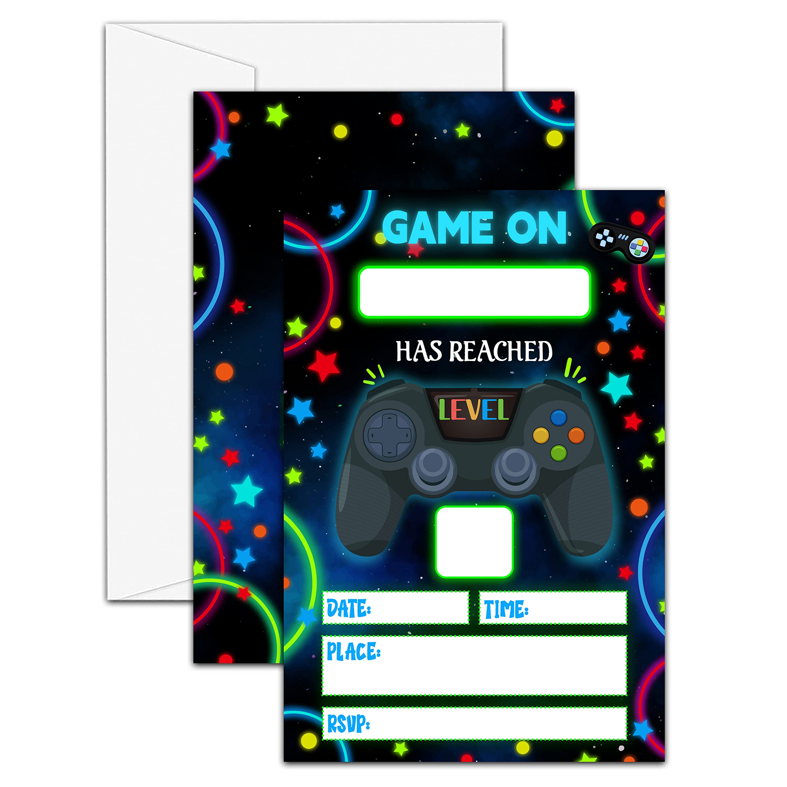Gamer Party Invitations