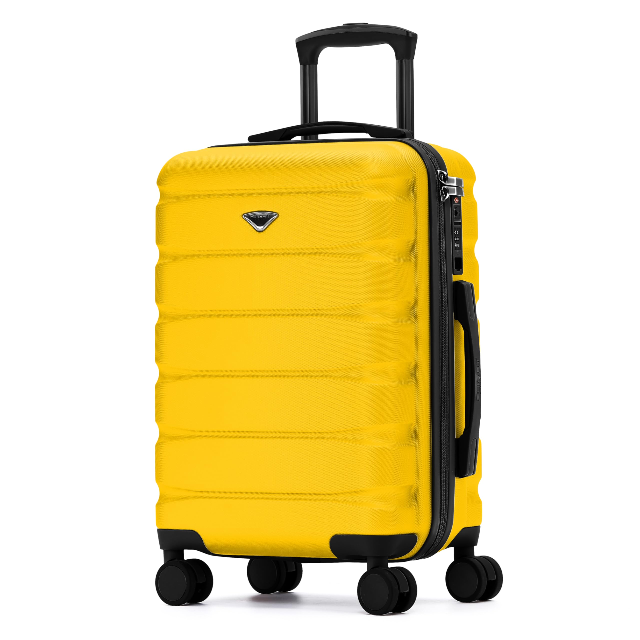 Amazon.com | Flight Knight Carry On Suitcase 22x14x9 Hardside Built In ...