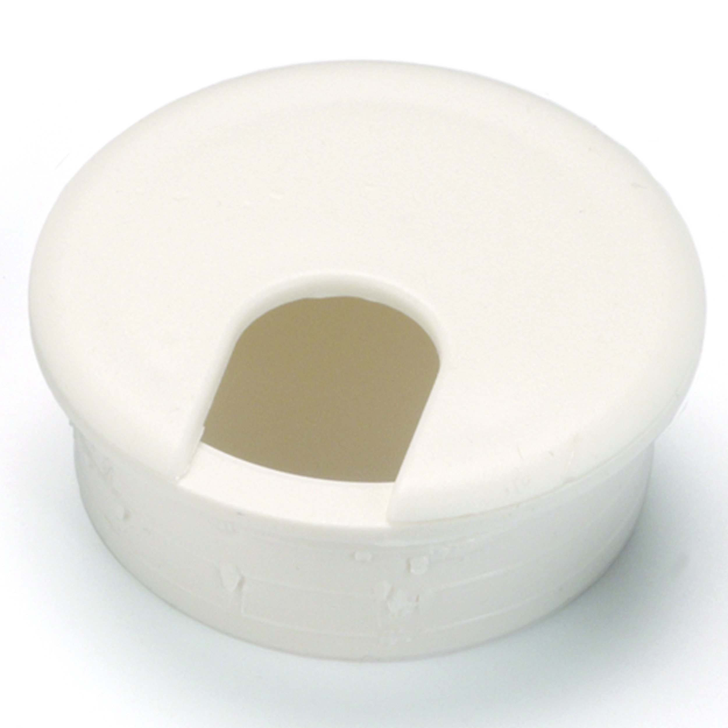 Amazon.com: WOODRIVER 2" Cable Management Plastic Grommet White 1-Piece ...