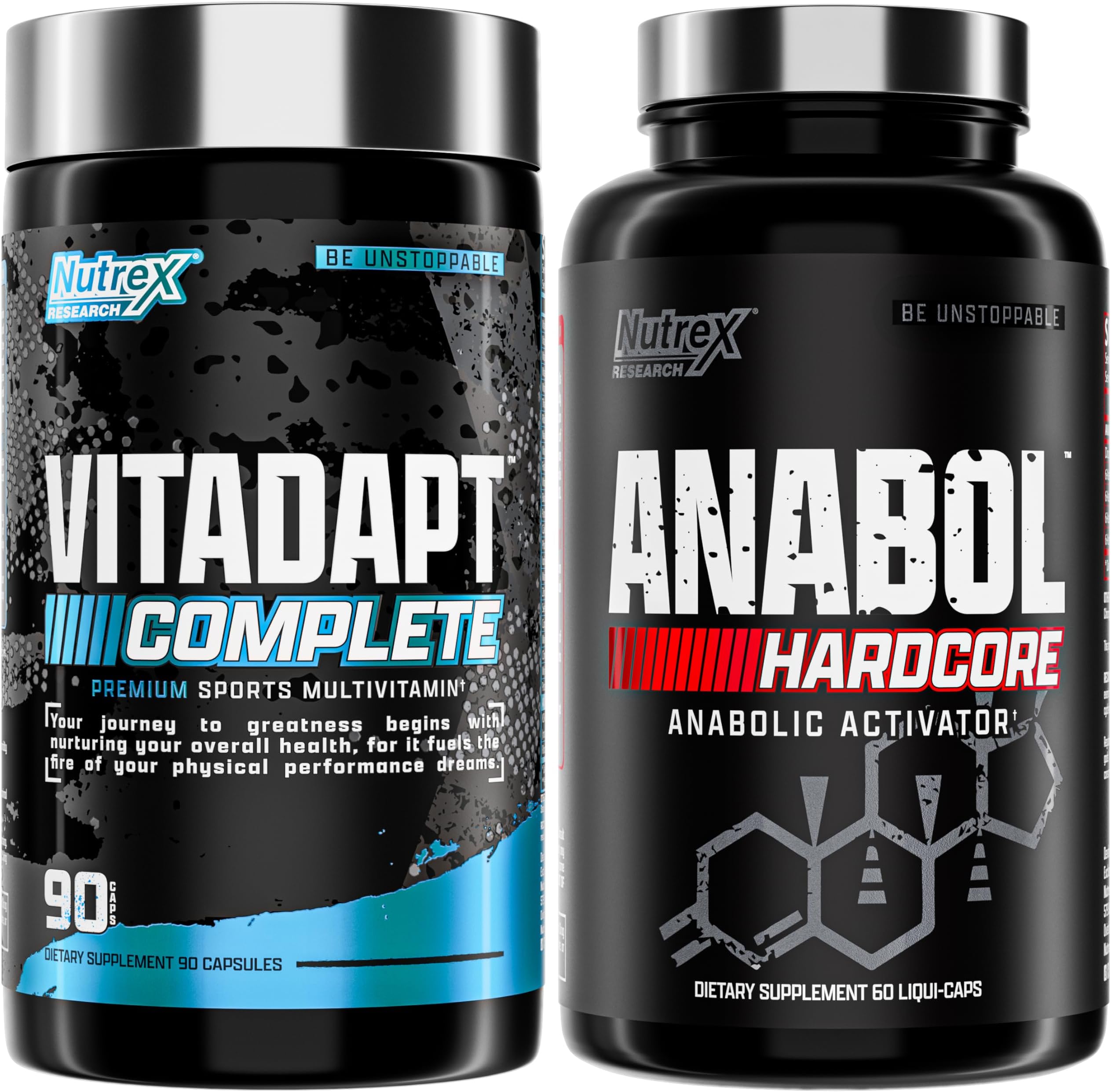 Amazon.com: Nutrex Research Anabol Hardcore & Vitadapt Complete Sports ...