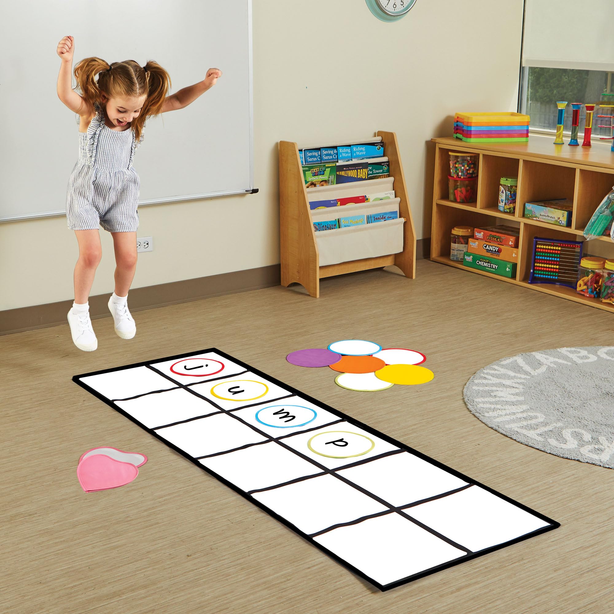 Snapklik.com : Hand2mind Elkonin Box Floor Mat Activity Set, Phonemic ...