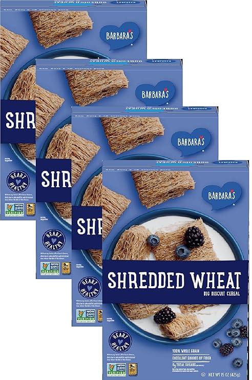 Amazon.com: Barbara's Shredded Wheat Big Biscuit 15 oz (4 pack)
