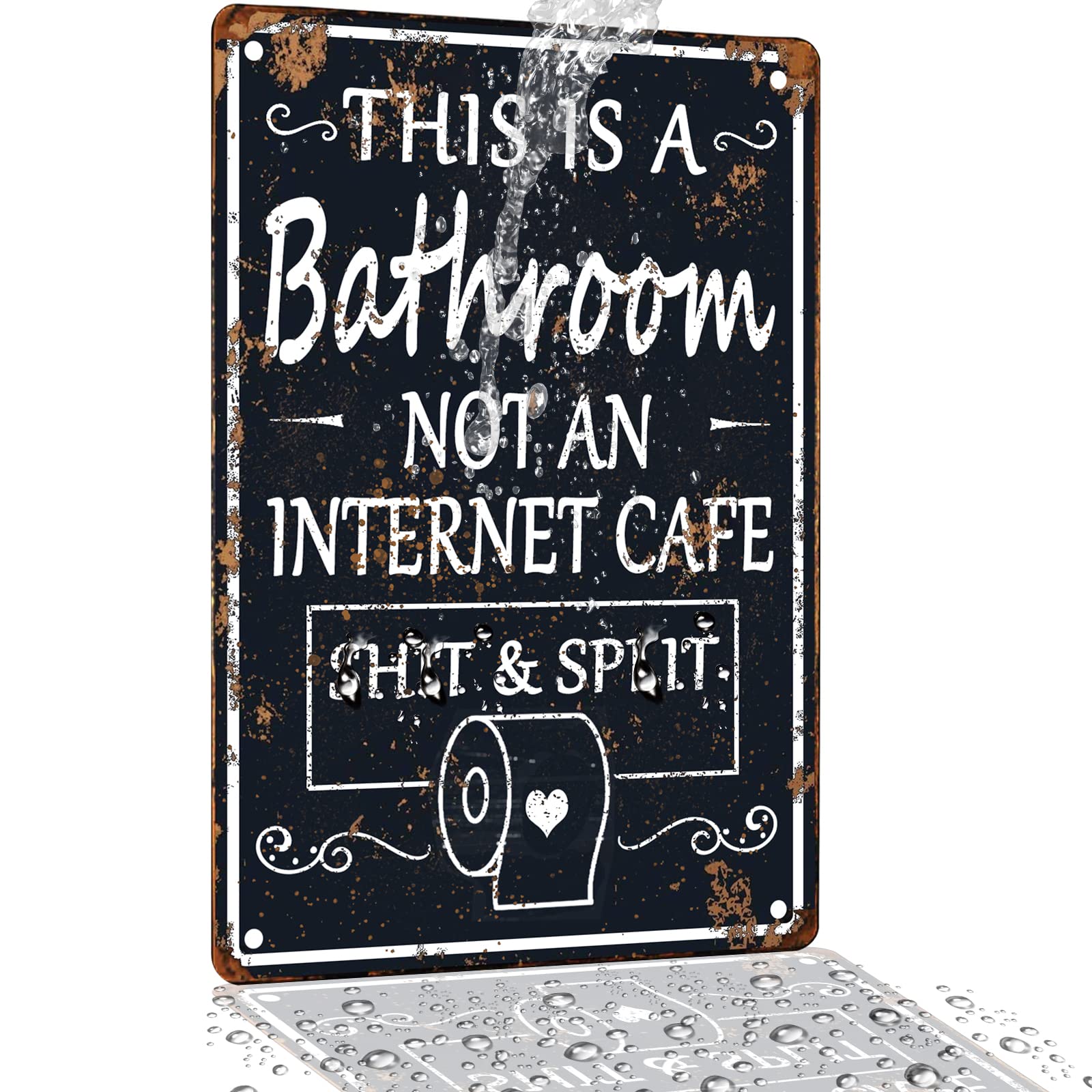 Bathroom Sign For Home