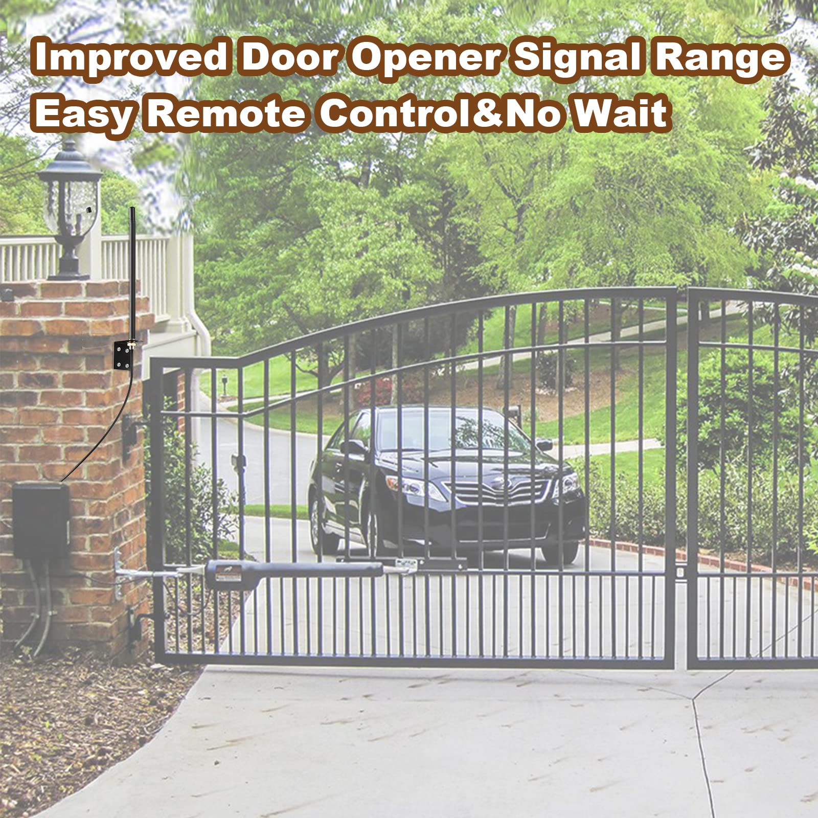 Snapklik.com : Outdoor Smart Gate Door Opener Extended Long Range ...