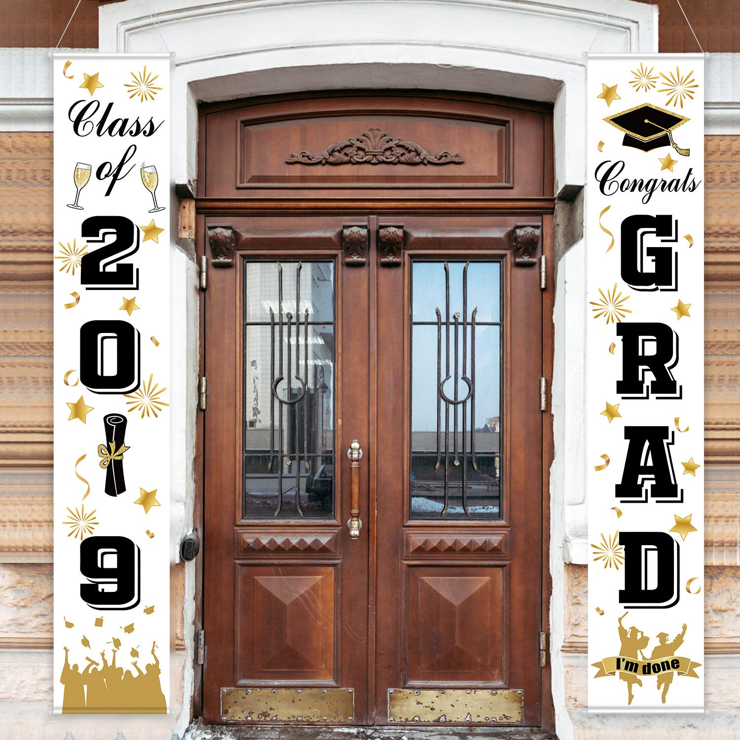 Buy Graduation Porch Sign Class of 2021 Congrats Grad Decorations ...