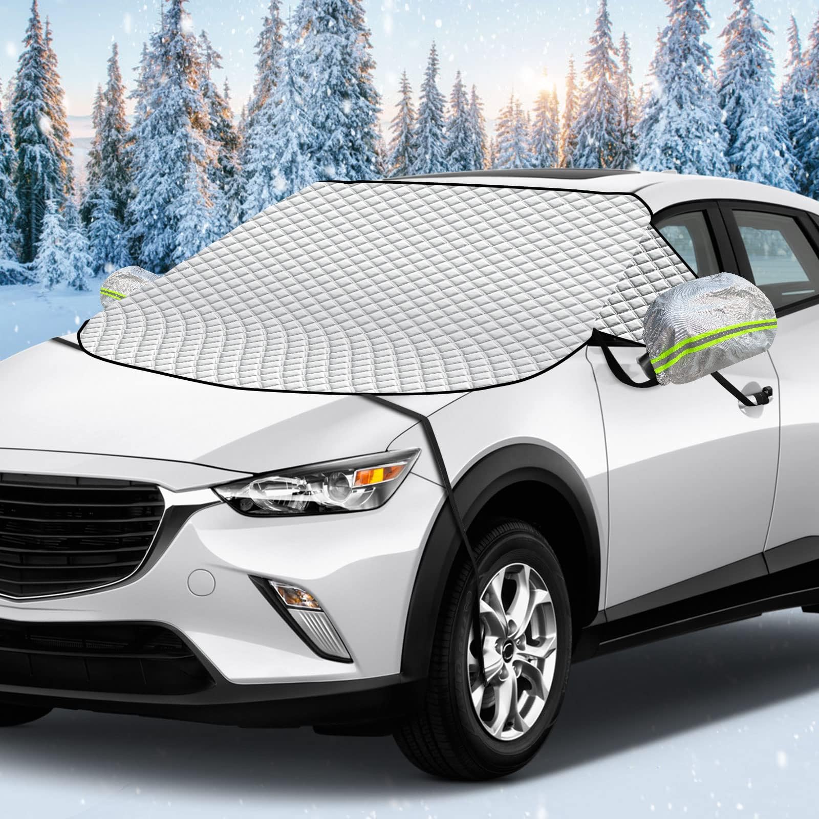 Amazon.fr : JNNJ Couverture Pare-Brise Voiture, Pare-Soleil pour Pare ...