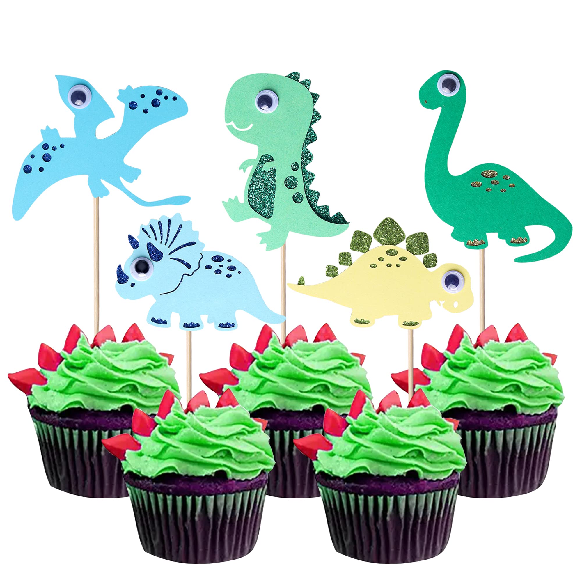 Dinosaur Party Decorations Dinosaur Cake Toppers Dinosaur Theme Dino ...