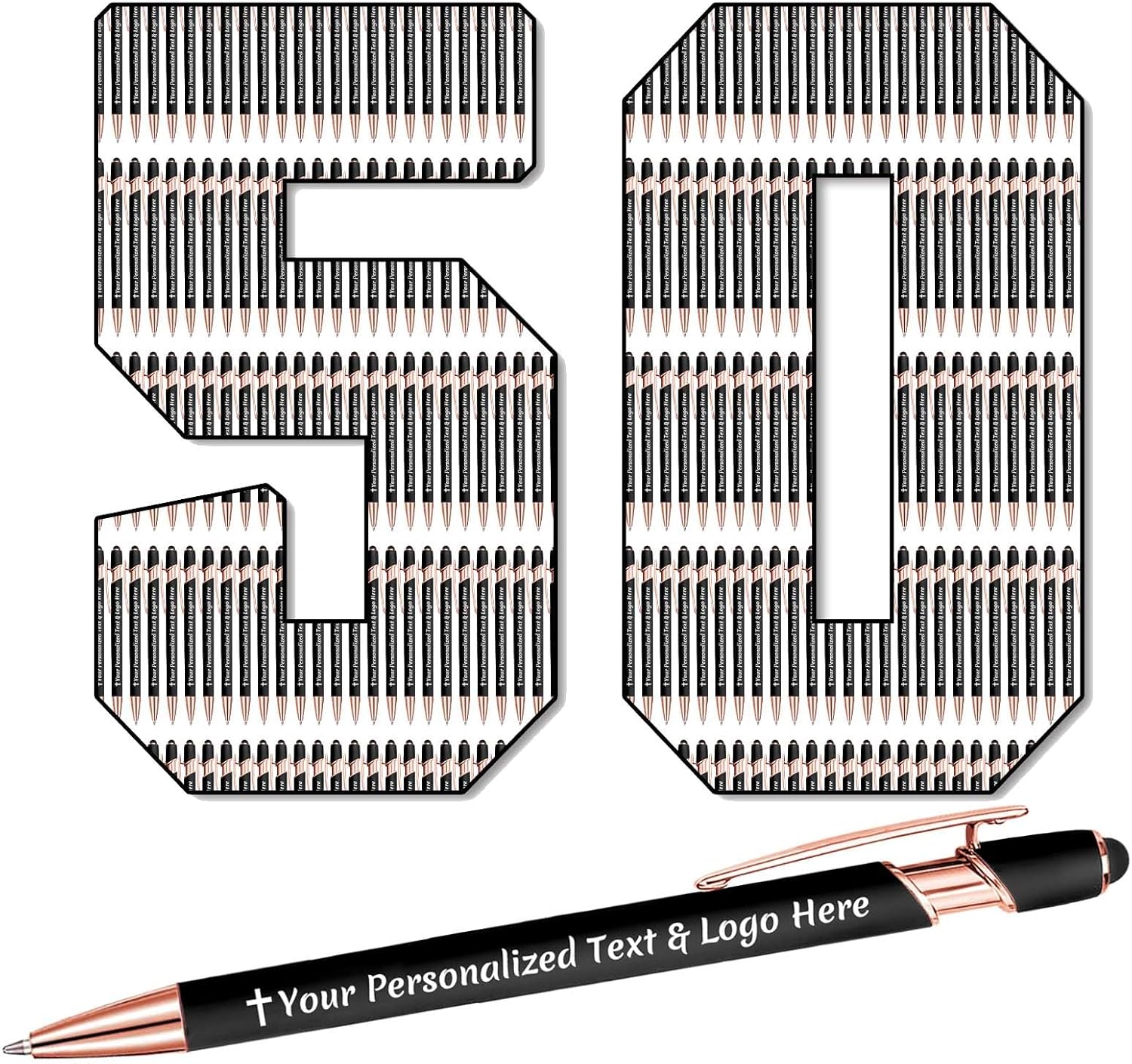 Amazon.com : STREADVE 50 Personalized Custom Pens Engraved Writing Pen ...