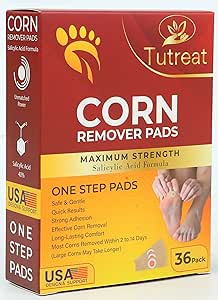 Amazon.com: 40% Salicylic Acid Corn Remover Pads: 36 Pack Extra ...