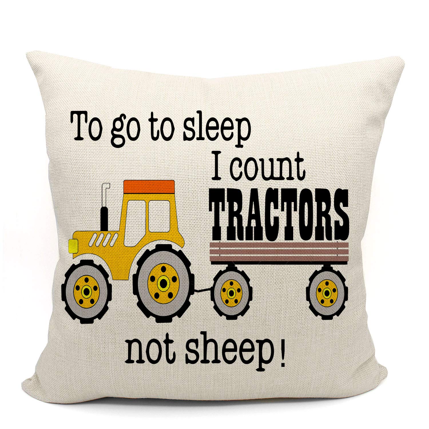 Amazon.com: Mancheng-zi Tractor Pillow,Pillows for Kids,Pillow Covers ...