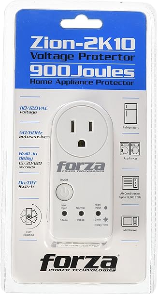 Amazon.com: Forza- Voltage Protector- 18,000A Protector, 900 Joules ...