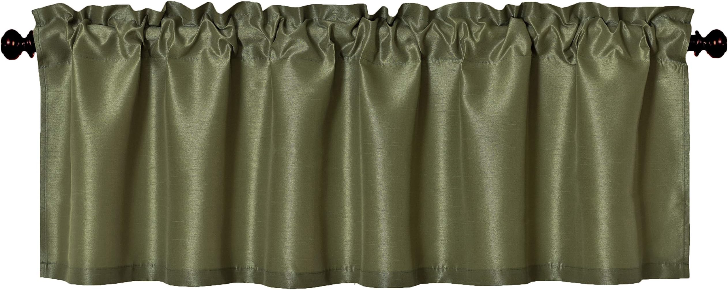 Amazon.com: Aiking Home Solid Faux Silk Window Valance, Plum-Size 56 ...