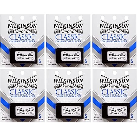 Amazon.com: Wilkinson Sword Double Edge Razor for Men With 5 Double ...