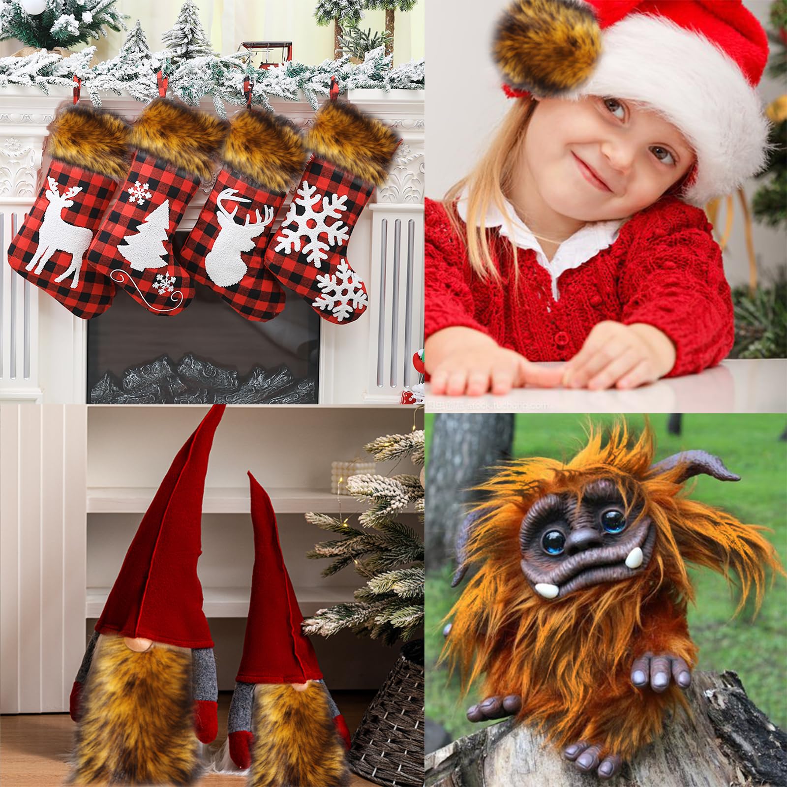 Snapklik.com : Shaggy Faux Fur Roll - Acrylic Fabric 3inch Wide 2Yards ...