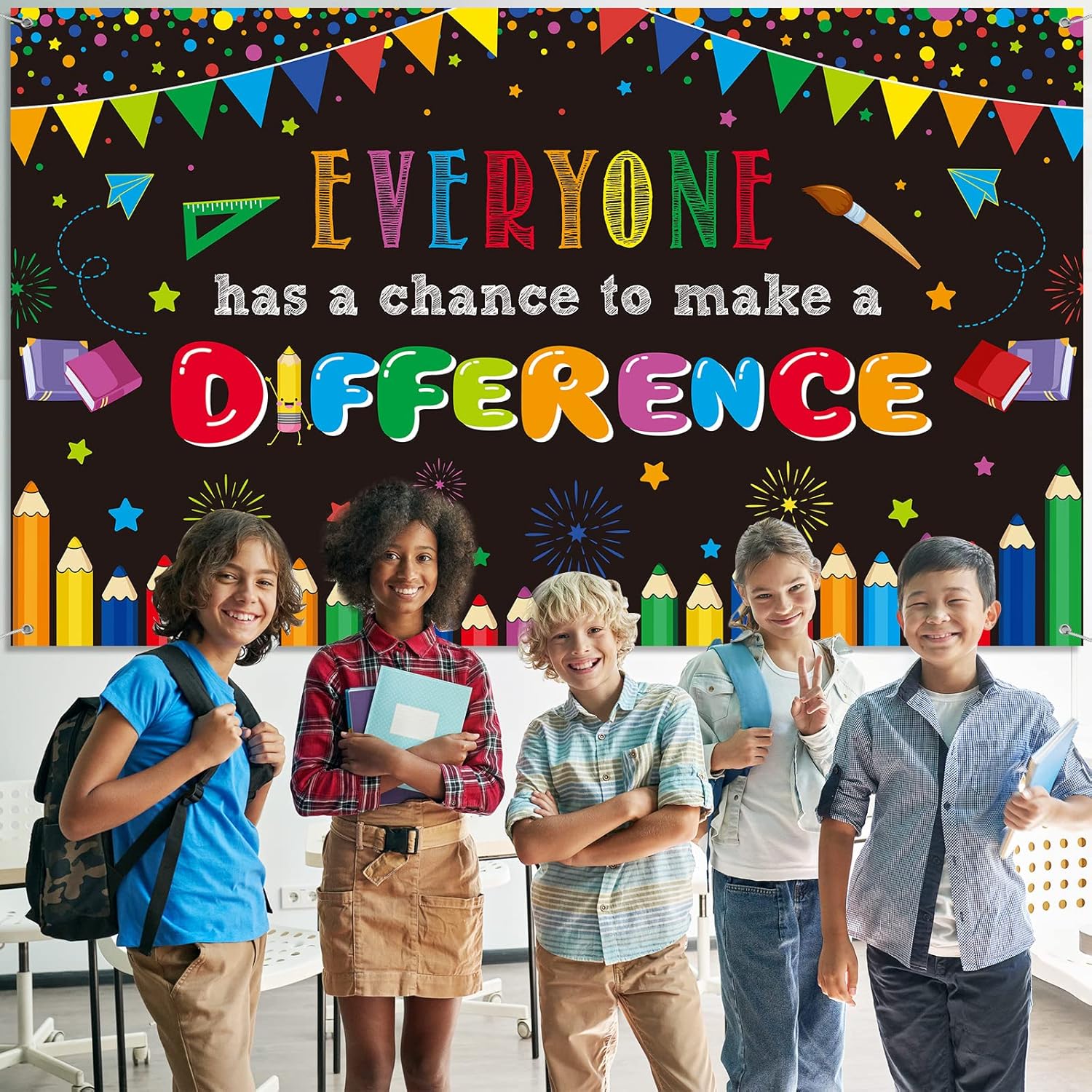 Motivational Classroom Banner Decorations Positive Australia | Ubuy