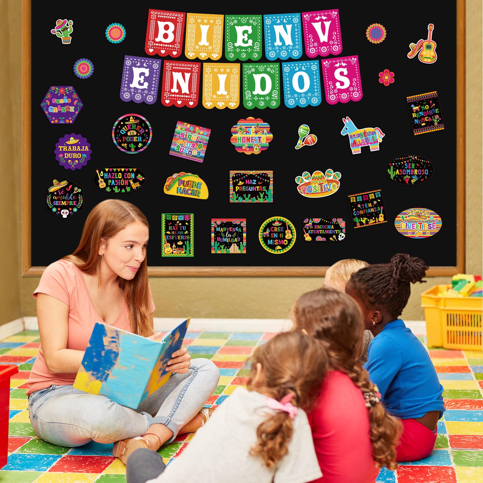 Snapklik.com : 37 Pcs Hispanic Heritage Month Bulletin Board Set ...