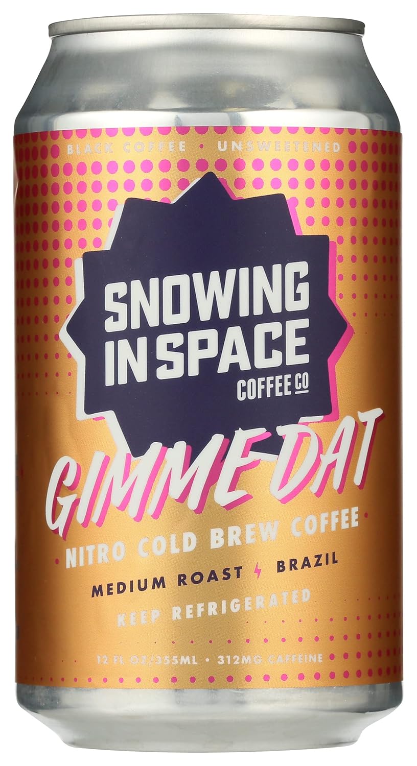 Amazon.com : Snowing in Space, Gimme Dat Coffee Nitro Cold Brew, 12 fl ...