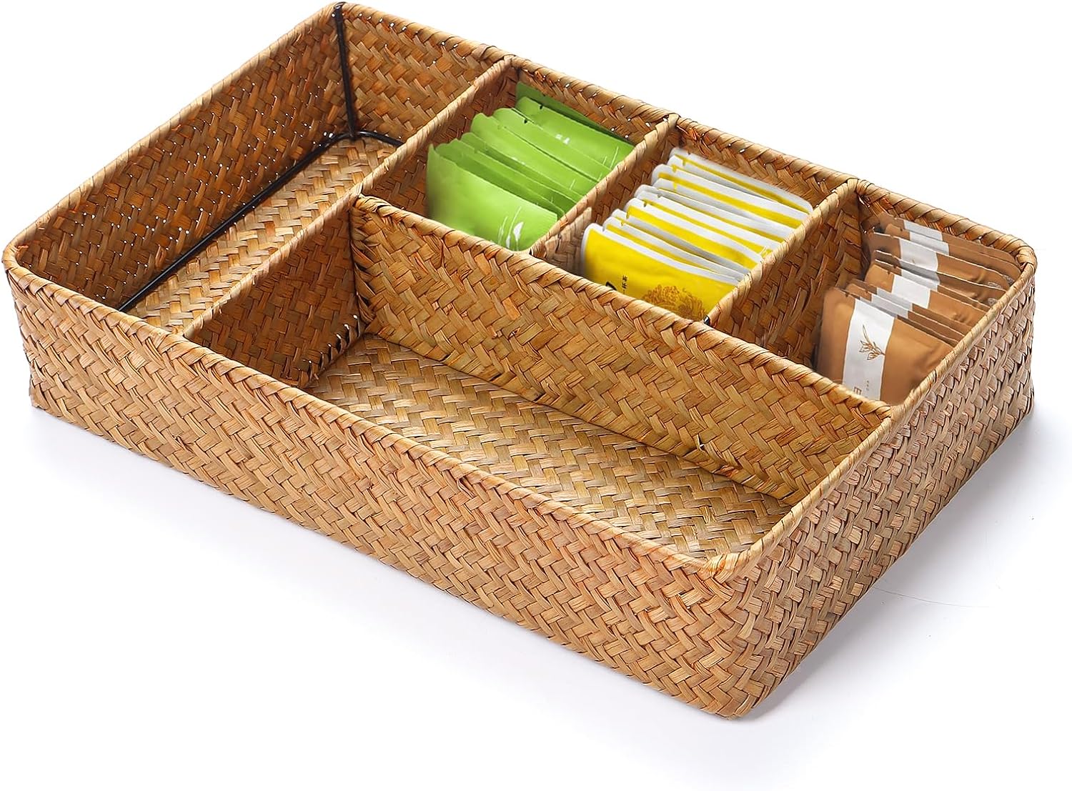 Amazon.com: Tea Bag Organizer Small Baskets for Organizing Coffee Bar ...